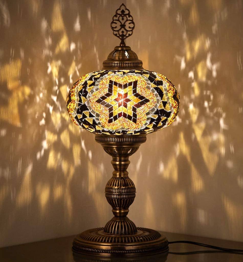 *HANDMADE* MOSAIC TABLE LAMP – Wishicious